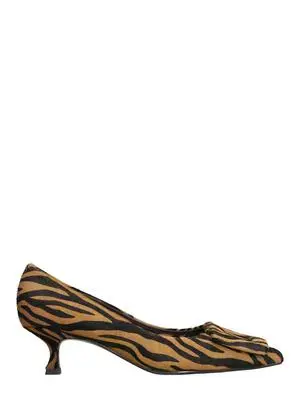 BIBI LOU Animal-print Heeled Pumps - Brown
