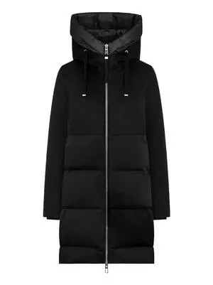 DUNO Talia Hooded Coat - Black