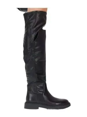 Ash Over-the-knee Boots - Black