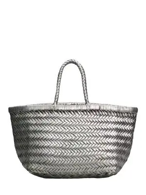 Dragon Diffusion Small Triple Jump Woven Tote Bag Silver