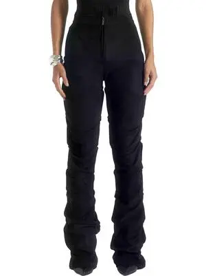 Manière De Voir Caroline Tacked Flared Trousers - Black