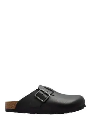 BIRKENSTOCK Boston Buckled Mules - Black