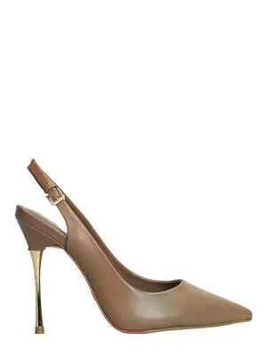 ANDREA CARRANO Pointed Slingback Pumps - Brown