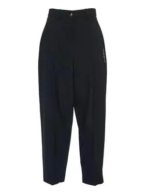 Marni Embroidery Straight Trousers - Black