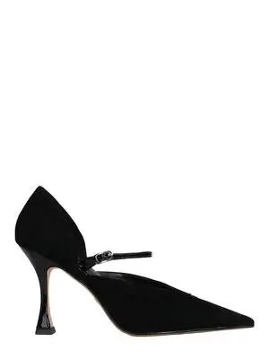 Lola Cruz 95mm Yuna Pointed-toe Pumps - Black