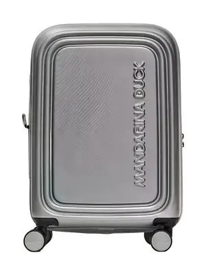 MANDARINA DUCK Logo-embossed Trolley - Silver