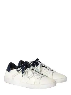 Miu Miu Deco Leather Sneakers - Neutrals