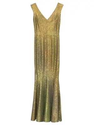 Norma Kamali Grace Maxi Dress - Gold