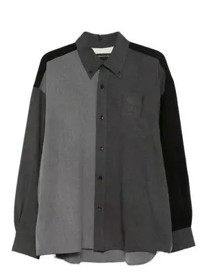 FEDERICO CINA Patchwork Shirt - Grey