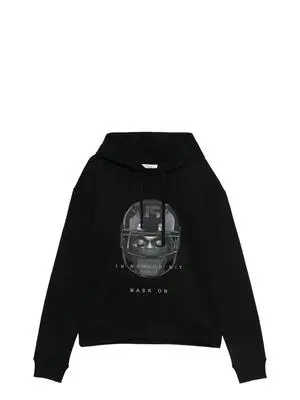 IH NOM UH NIT Graphic-print Hoodie - Black