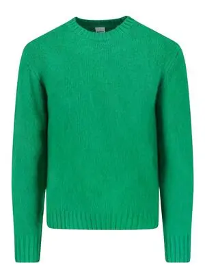 Aspesi Long Sleeve Wool Jumper - Green