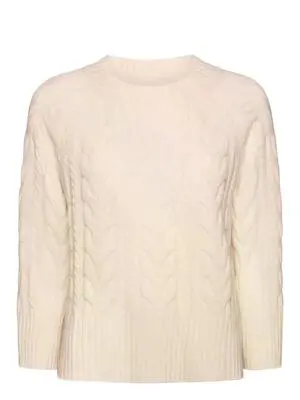 ELENA MIRO` Cable-Knit Sweater