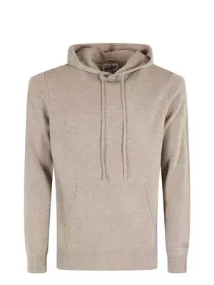 MC2 SAINT BARTH Wool Hoodie - Neutrals