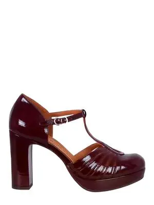 Chie Mihara 85mm Yaisu T-strap Platform Pumps - Red