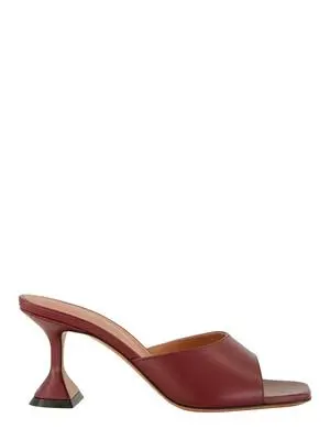 Amina Muaddi 70mm Lupita Sandals - Red