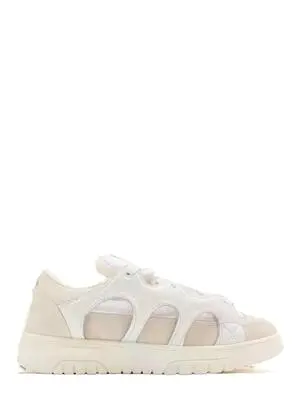 PAURA Cut-out Sneakers - White