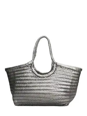 Dragon Diffusion Nantucket Woven Tote Bag - Silver