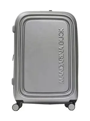 MANDARINA DUCK Logo-embossed Trolley - Silver