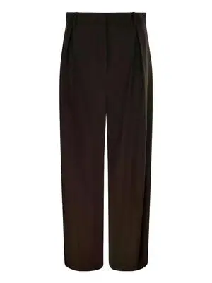 Loewe Pleat-detail Trousers - Brown