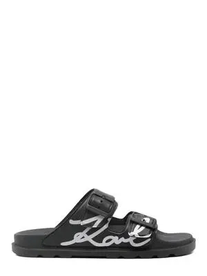 Karl Lagerfeld Kondo Tred Sandals - Black