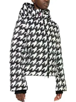 Perfect Moment Houndstooth Ski Jacket - White