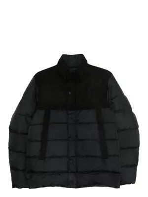 Herno Paneled Quilted Coat - Black