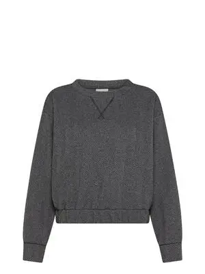 DEHA Herringbone Sweatshirt - Grey