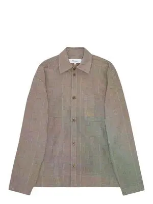 PALMES Checked Shirt - Brown
