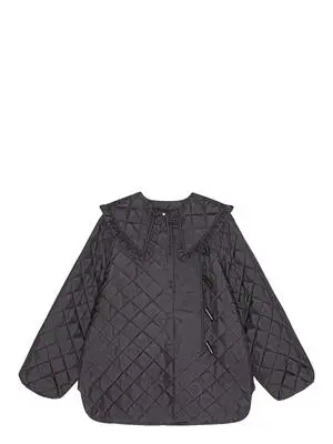 GANNI Ruffled Quilted Jacket