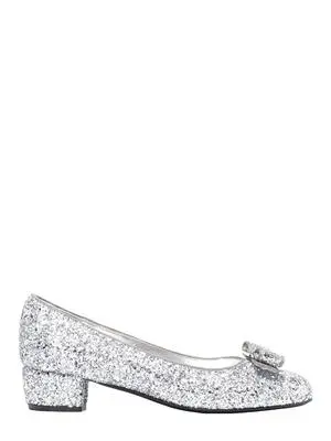 SALVATORE FERRAGAMO Glitter-Detailed Pumps