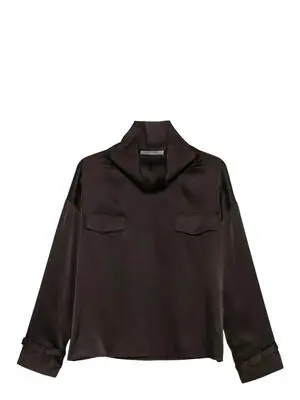 D.exterior Panelled Blouse - Brown