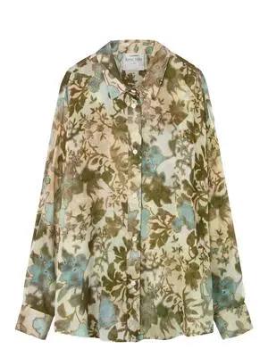 FORTE_FORTE Floral-Print Shirt