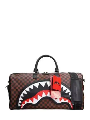 SPRAYGROUND Checkerboard Holdall - Brown