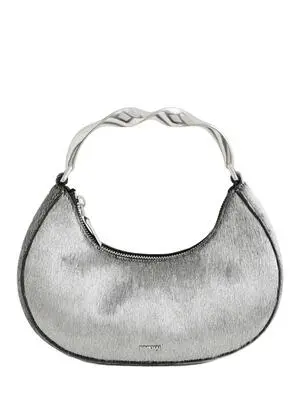Simkhai Nixi Calf Hair Twist Handle Bag - Sterling
