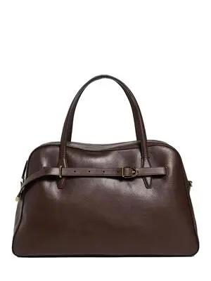 MADEWELL The Belted Satchel Leather Bag