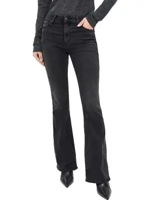 Rag & Bone Flexi Dahlia Full Length Flare Jeans - Midnight