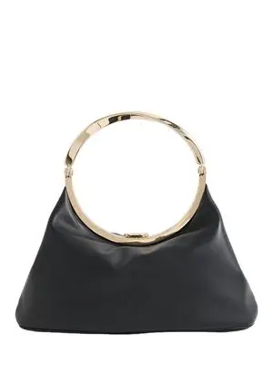 Simkhai Luca Leather Top Handle Bag - Black