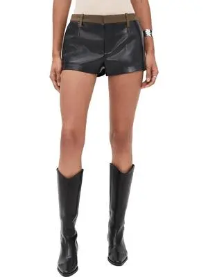 Sir The Label Brera Mini Shorts - Black