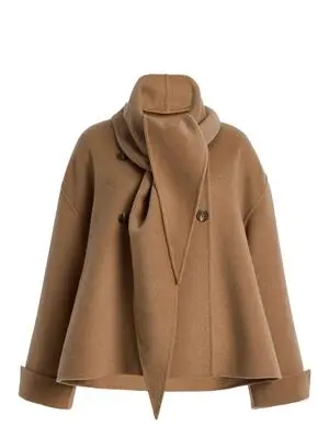 FAVORITE DAUGHTER The Jamie Wool-cashmere Coat - Brown