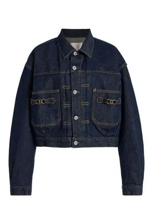 CITIZENS OF HUMANITY Alma Denim Jacket With Horsebit Detail