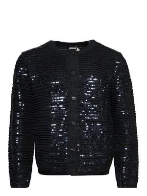 BODE Sequin Spotlight Cardigan - Black