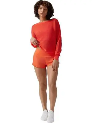 TAVI West Coast Rayon Blend Sweater - Hot Coral