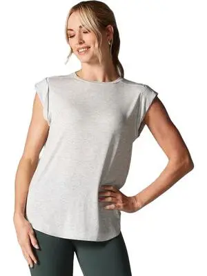 TAVI Cap-Sleeve Muscle Tee Ash