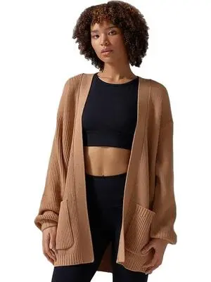 TAVI Alpine Long Cardigan Camel