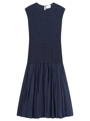 Merlette Stijl Midi Dress - Navy