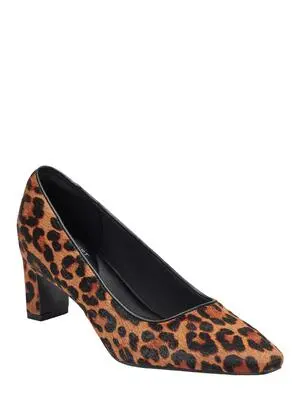 Rockport Total Motion Merida Leopard Print Pumps - Dark Natural