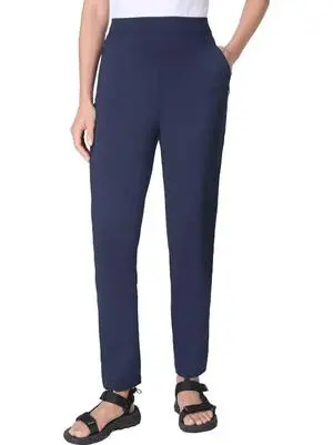 Sweaty Betty Transition Slim Straight Leg Pants - Navy Blue