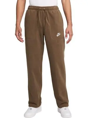 Nike Club Fleece Loose Fit Sweatpants - Mosswood Brown