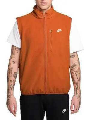 Nike Sportswear Club Winterized Vest - Campfire Orange/white