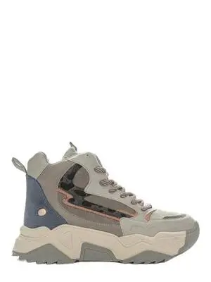 PROLOGUE SHOES Olivia Sport Boot Ice Grey Faux Leather